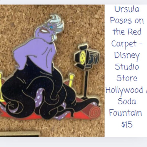 Accessories | Ursula Poses On The Red Carpet Disney Studio Store ...